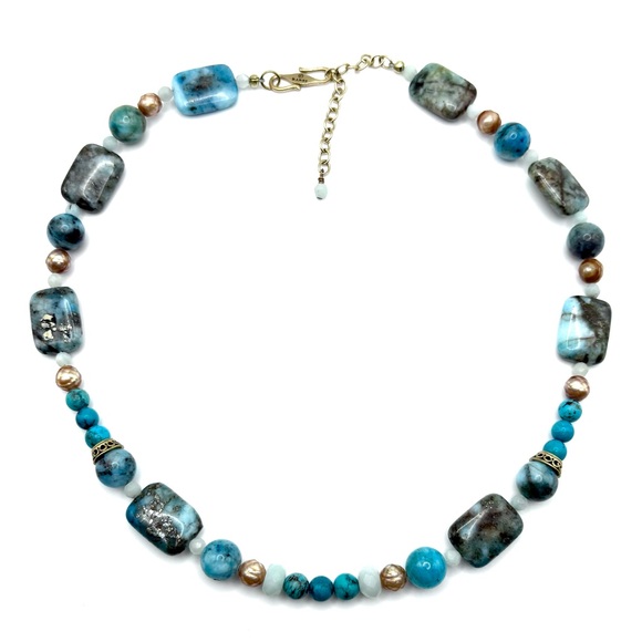 Studio Barse | Jewelry | Studio Barse Beaded Natural Turquoise Gemstone ...